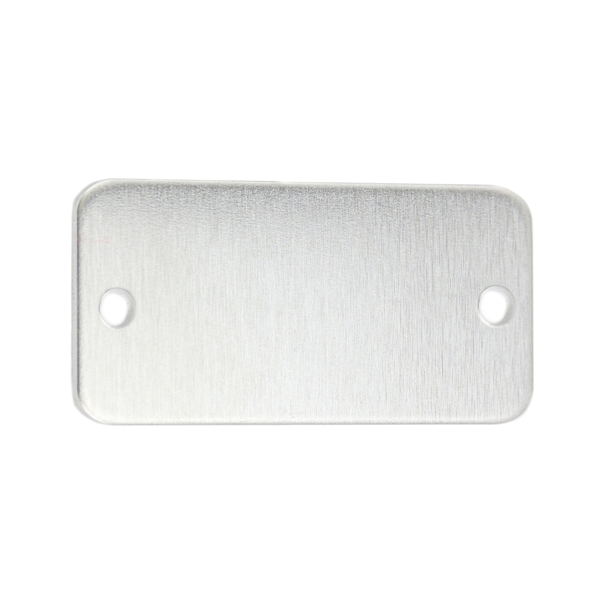 Aluminum BULK Rectangles 51mm (2") x 25mm (1") with 2 Holes, 14 Gauge ...