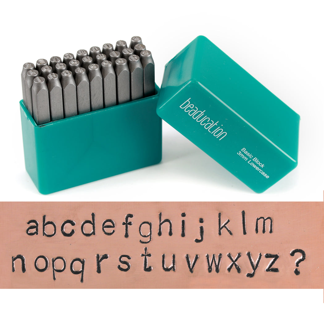 Metal Letter & Number Stamps | Metal Stamping Tools | Beaducation