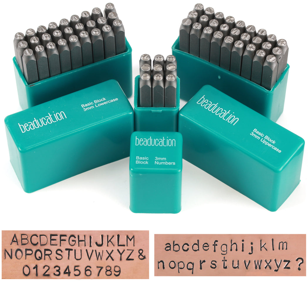 Metal Letter & Number Stamps | Metal Stamping Tools | Beaducation