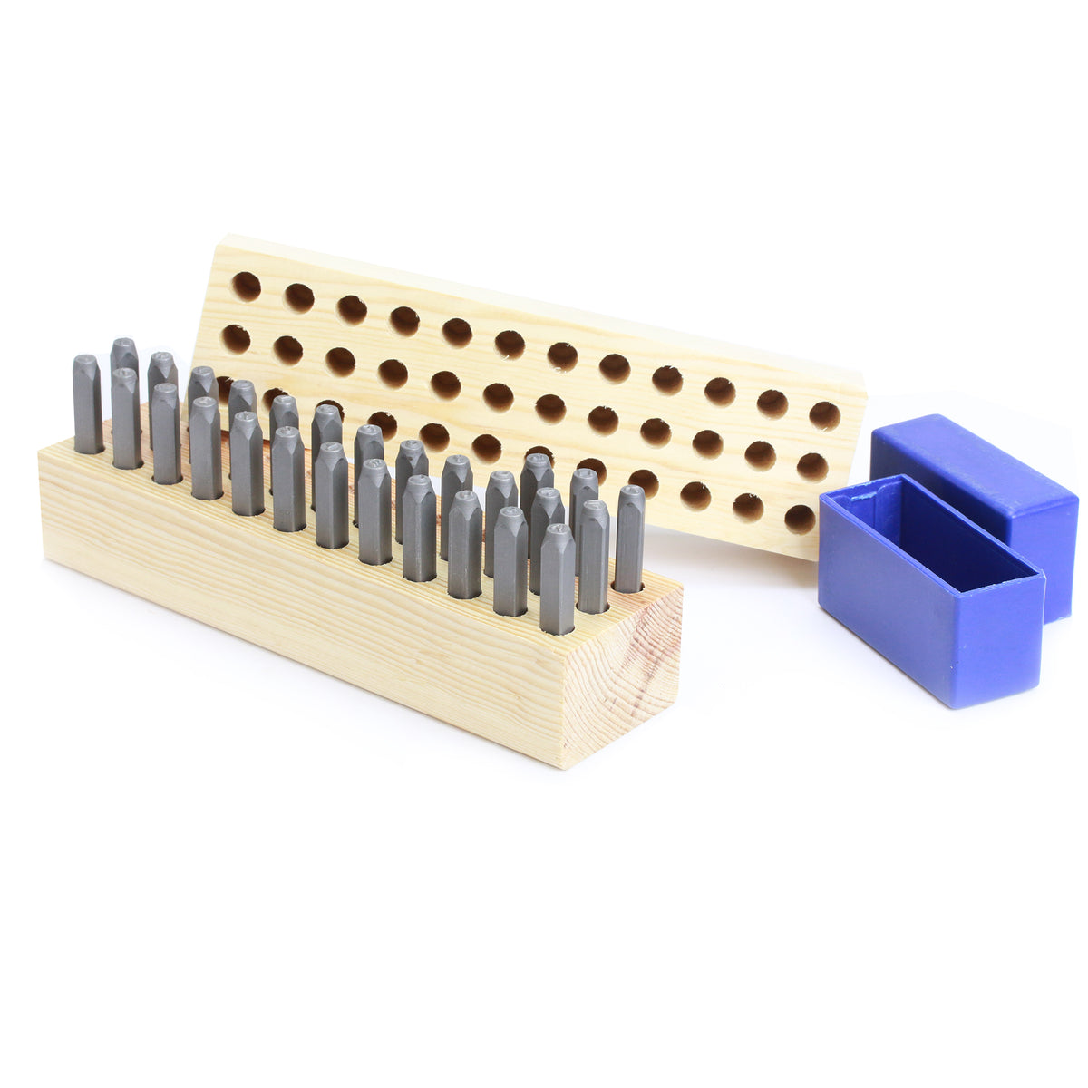 Letter Stamp Holder, 5mm Holes, 36 Holes, Top and Bottom – Beaducation