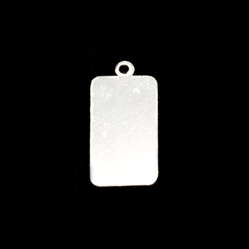 Sterling Silver Blank popular Long Rectangle